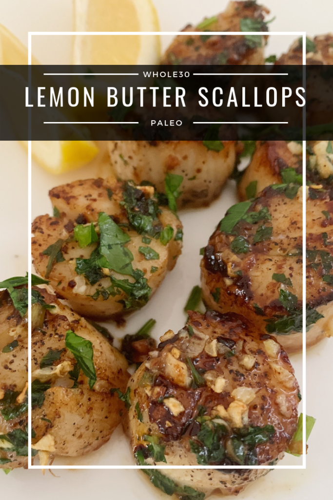Lemon Butter Scallops (Whole30, Paleo) - a dash of dolly