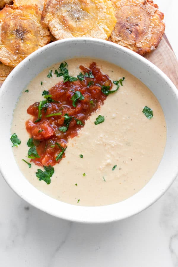 Salsa con Queso (Paleo, Vegan, Keto) - a dash of dolly